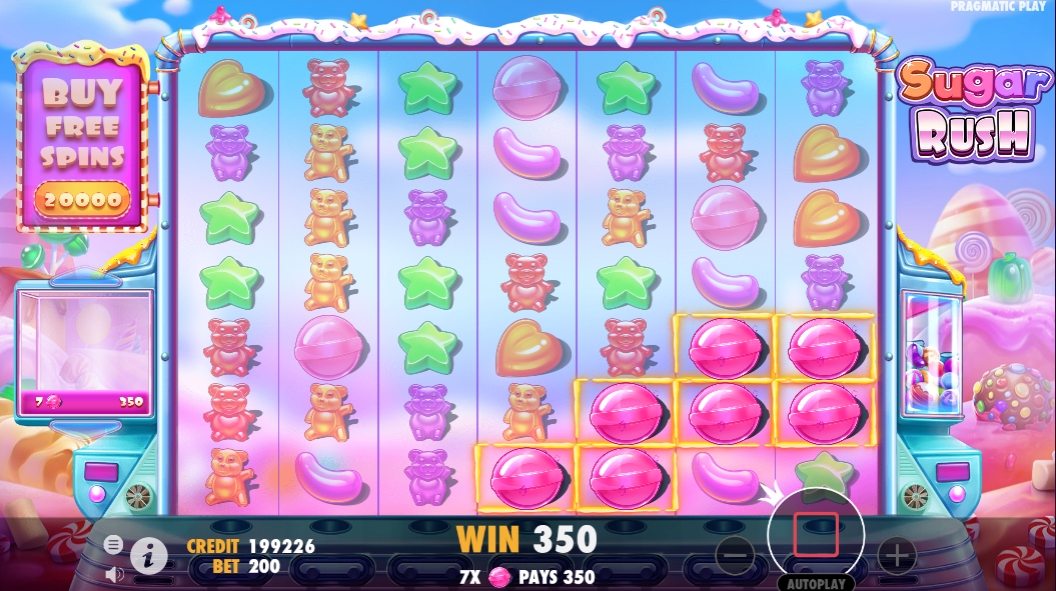Sugar Rush: a slot for big wins